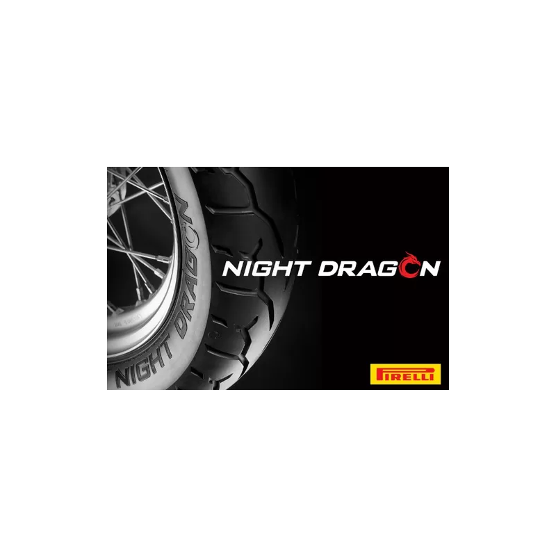 Pirelli Night Dragon﻿ 180/70 B 15 M/C 76H TL Trasera